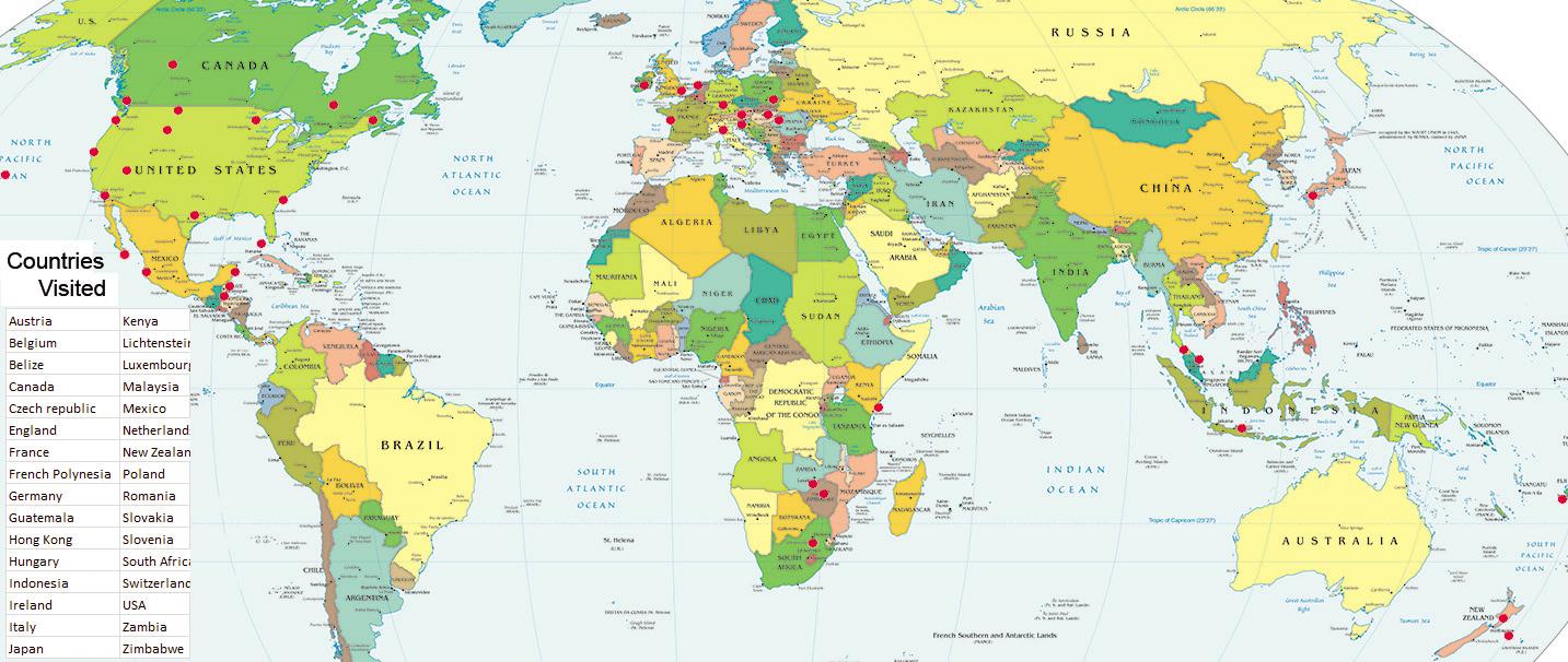 Random TravelWorld Map Jameson - Random Travel